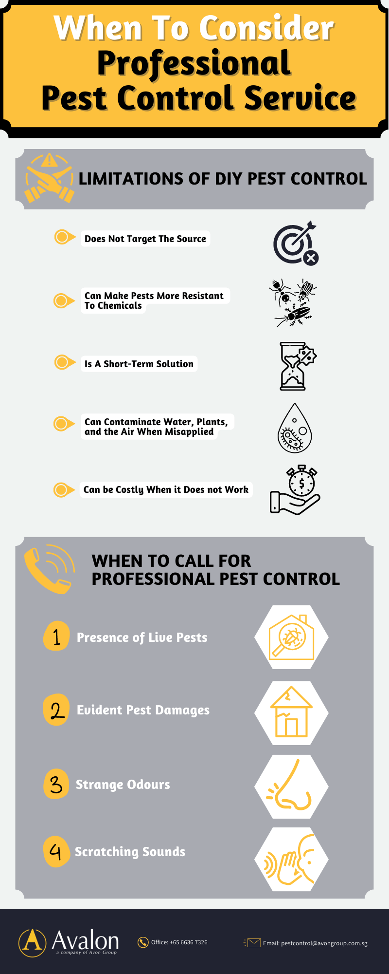 When To Consider Professional Pest Control Service - Avalon Services